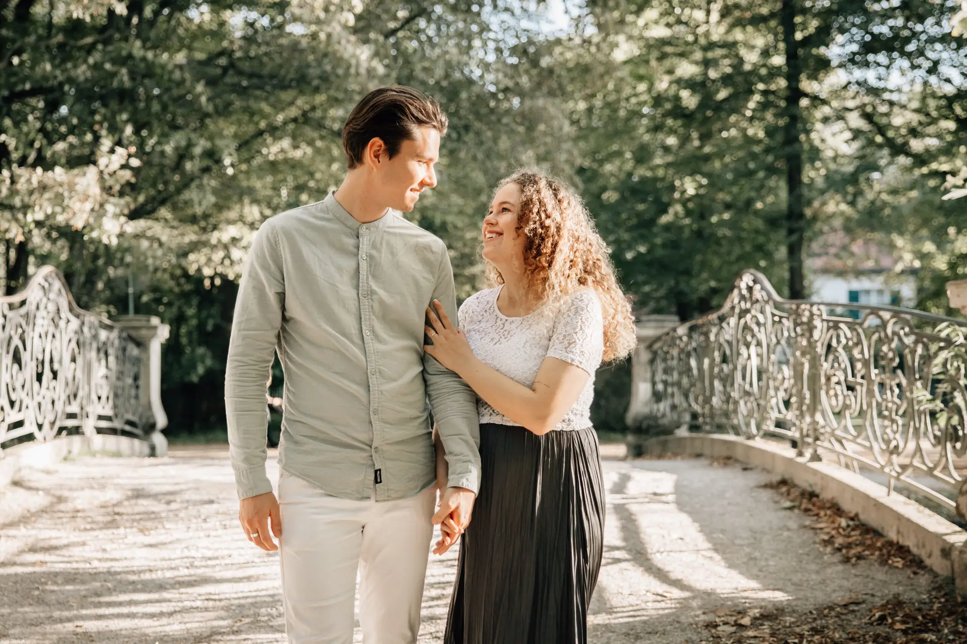 Authentisches Paar-Fotoshooting bei München